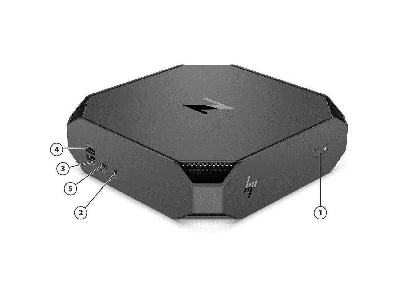 HP Desktop PC Z2 Mini G4 Intel Core i7-8700 8GB DDR4 256 GB SSD Windows ...