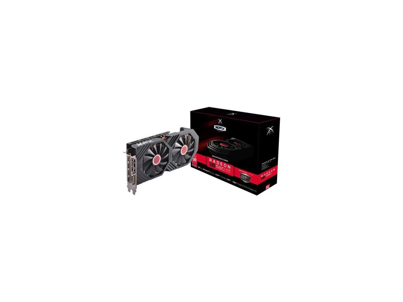 XFX Radeon RX 570 Black Edition DirectX 12 RX-570P8DBD6 8GB 256-Bit ...