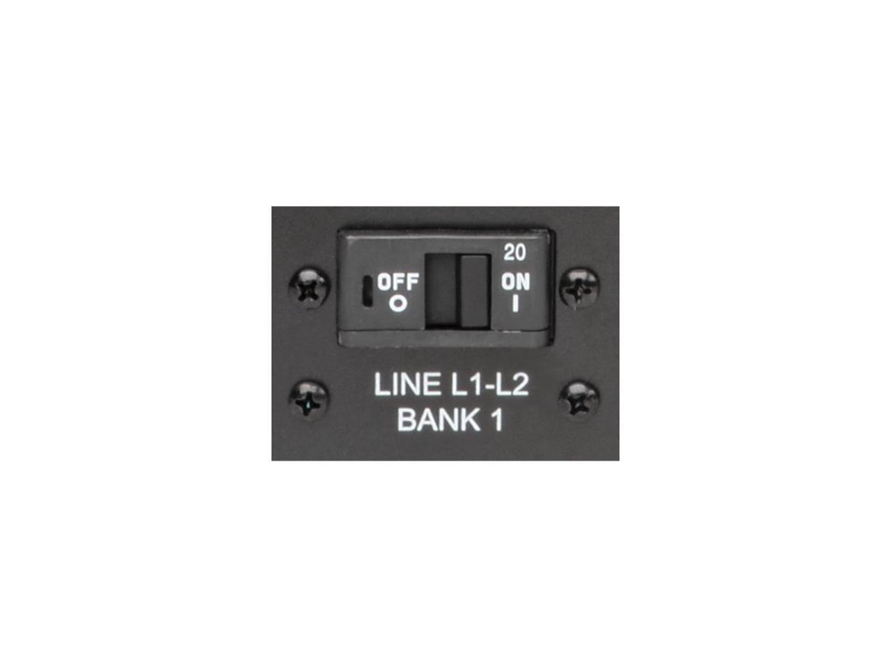 Tripp Lite 10kW 3-Phase Switched PDU, LX Interface, 200 / 208 / 240V ...
