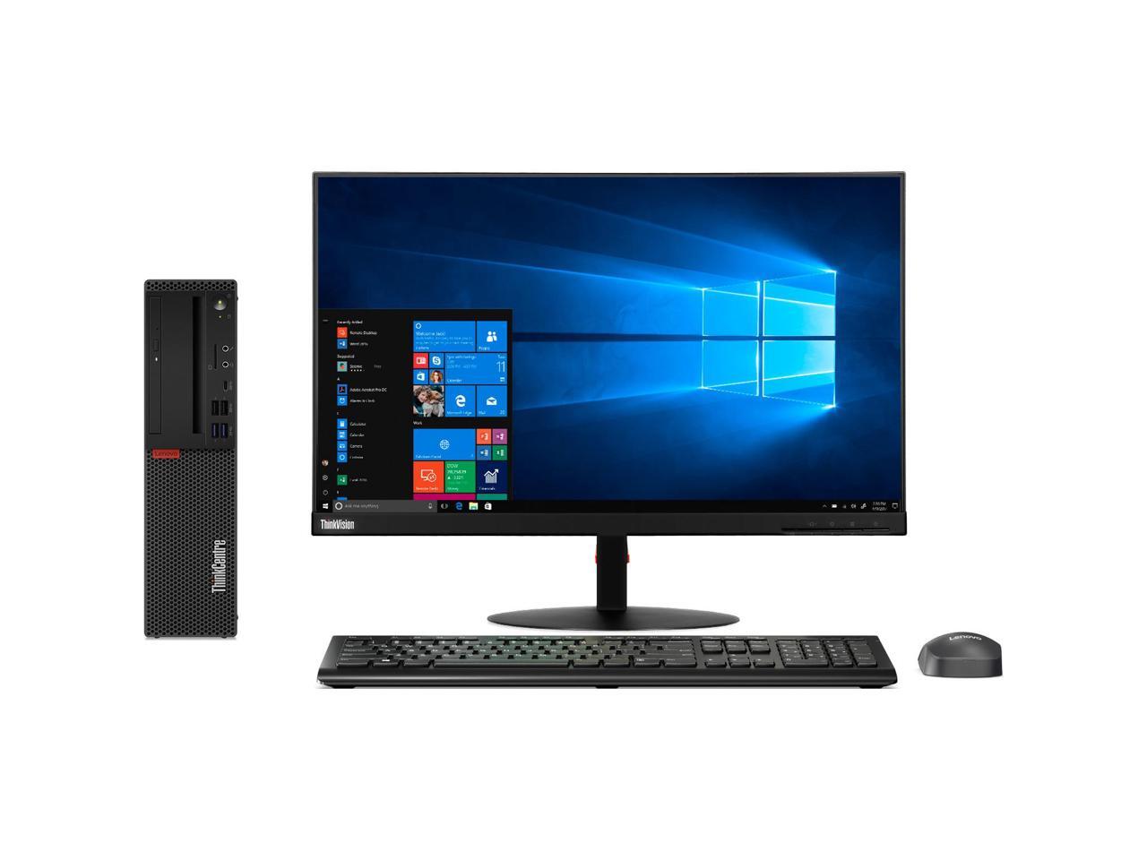 Lenovo ThinkCentre M720s 10ST003RUS Desktop Computer i7-8700 16GB 512GB ...