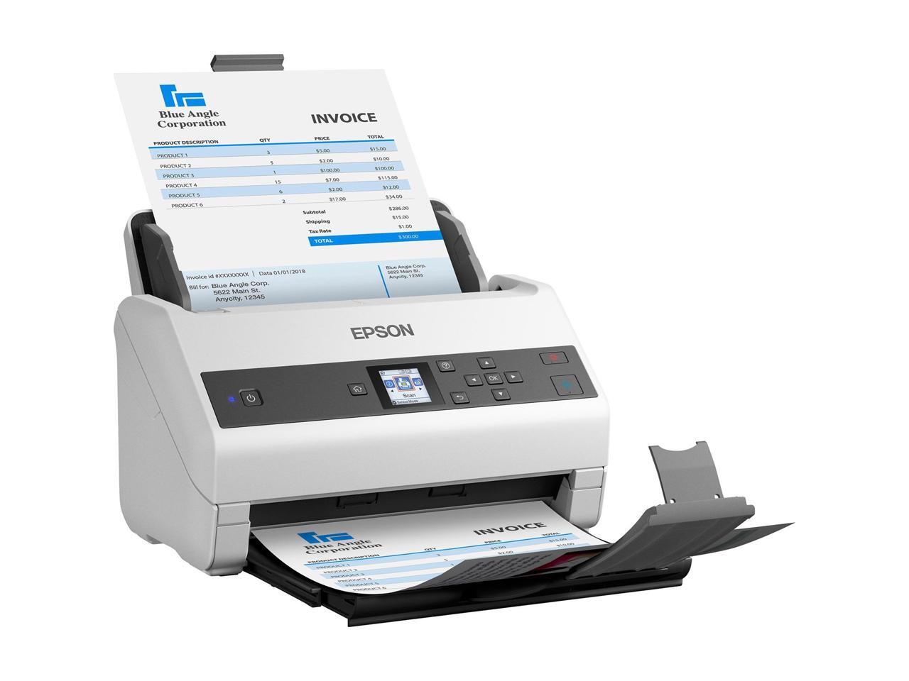 Epson WorkForce DS-970 Sheetfed Scanner 600 dpi Optical B11B251201 ...