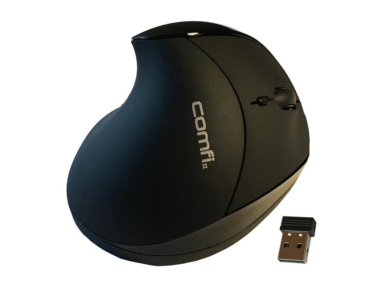 ILG Comfi II Wireless Ergonomic Computer Mouse in Black - Newegg.com