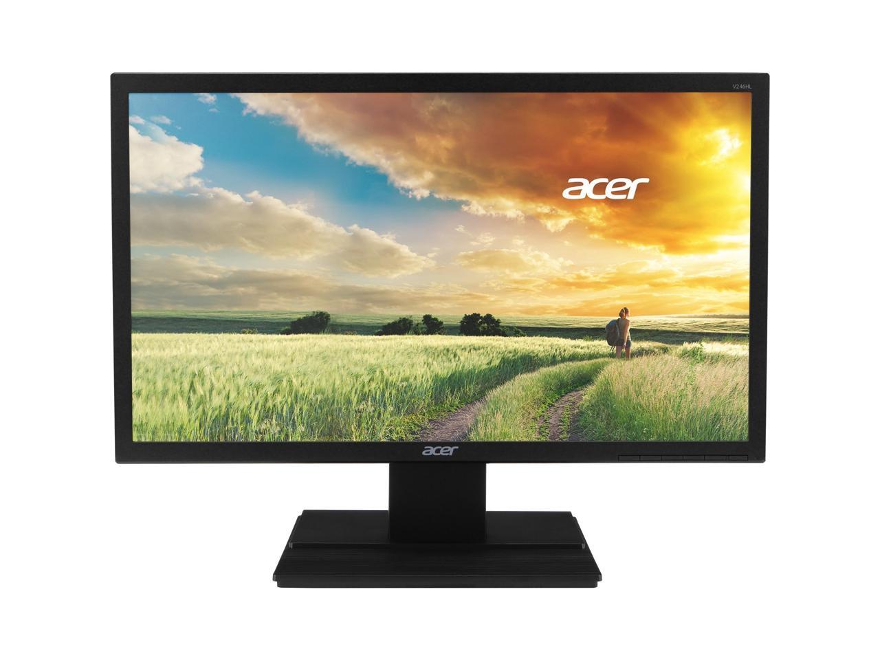 Acer V246HL 24" LED LCD Monitor - 16:9 - 5 ms - Newegg.com