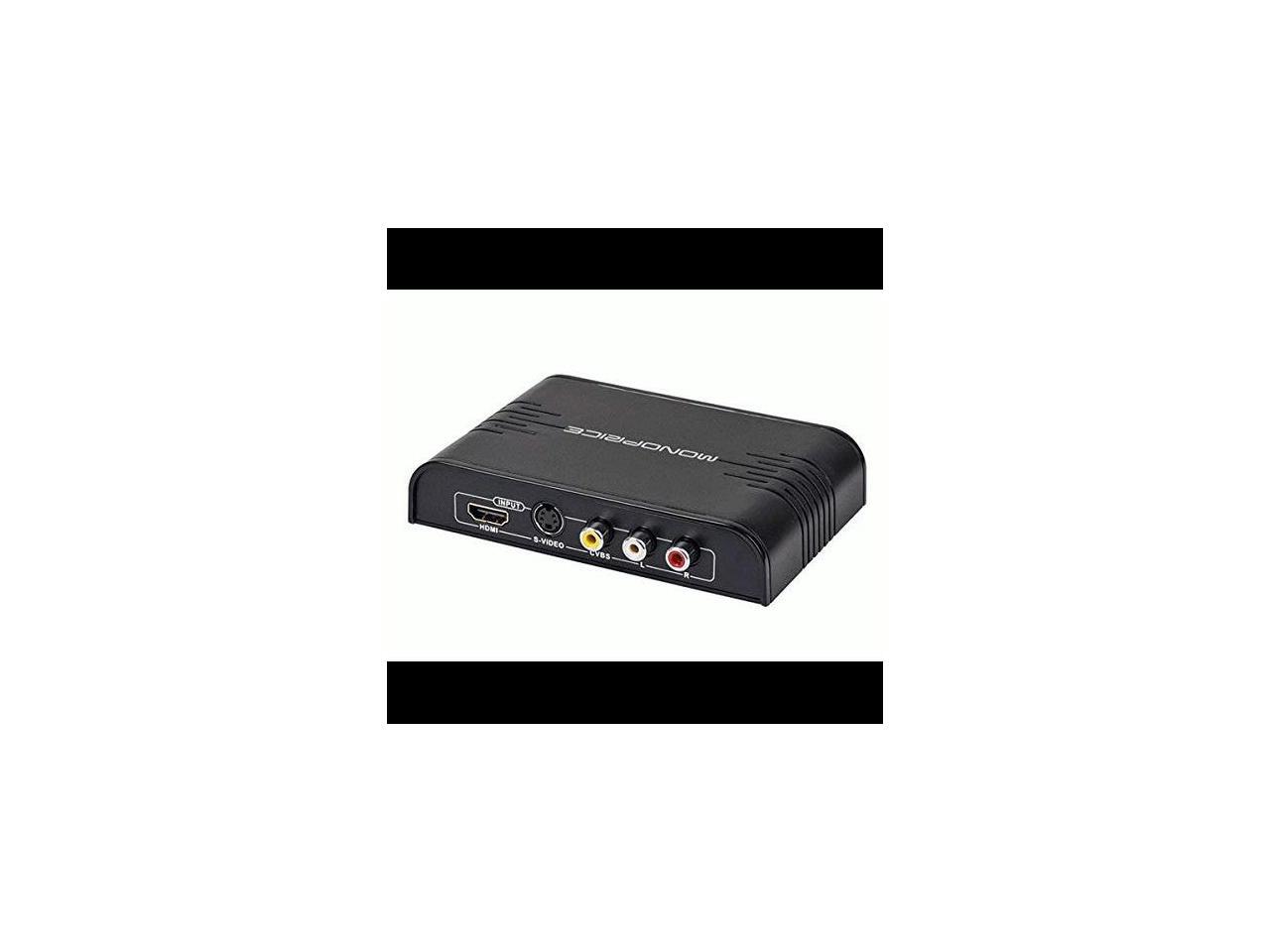 Monoprice Composite, S-Video, And HDMI to HDMI Converter And Switch ...