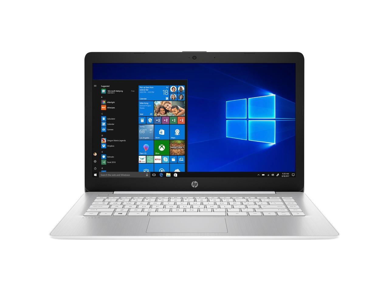 HP Laptop Stream AMD A4-9120e 4GB Memory 32 GB eMMC SSD AMD Radeon R3 ...