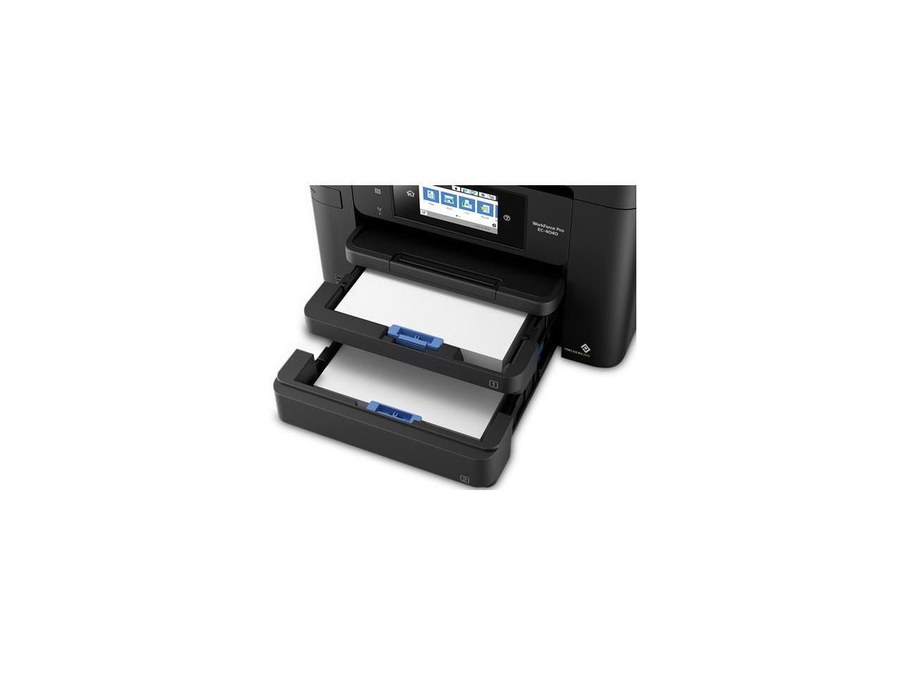 Epson Workforce Pro EC-4040 Color USB LAN MultiFunction Printer ...