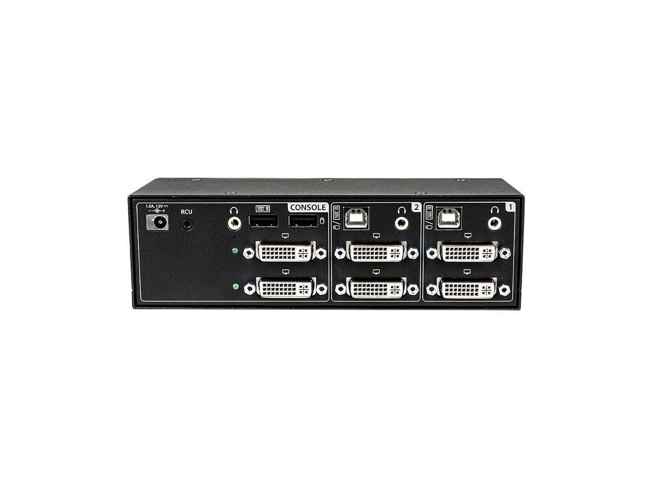 Vertiv Cybex SC900 Secure Desktop KVM Switch |2 Port Dual-Head | DVI-I ...
