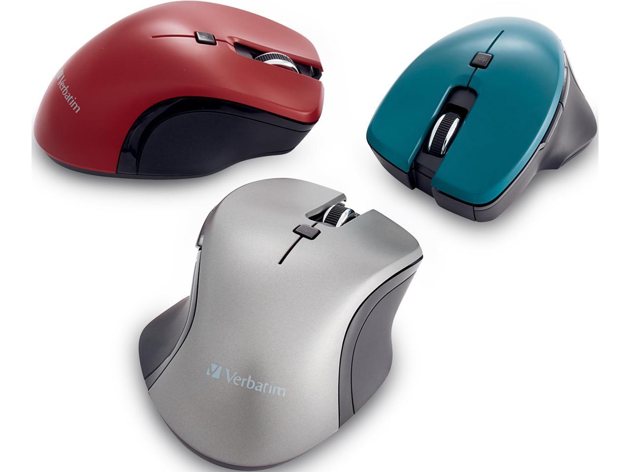 Verbatim USB-C Wireless Blue LED Mouse Graphite 70245 - Newegg.com