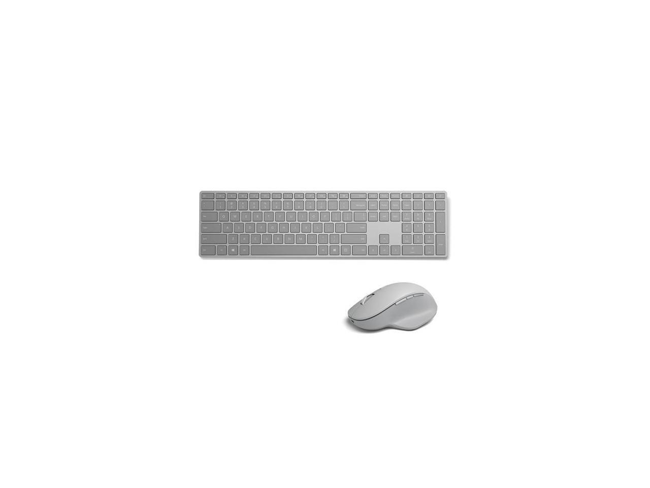 Microsoft Surface Keyboard Gray + Microsoft Surface Precision Mouse ...