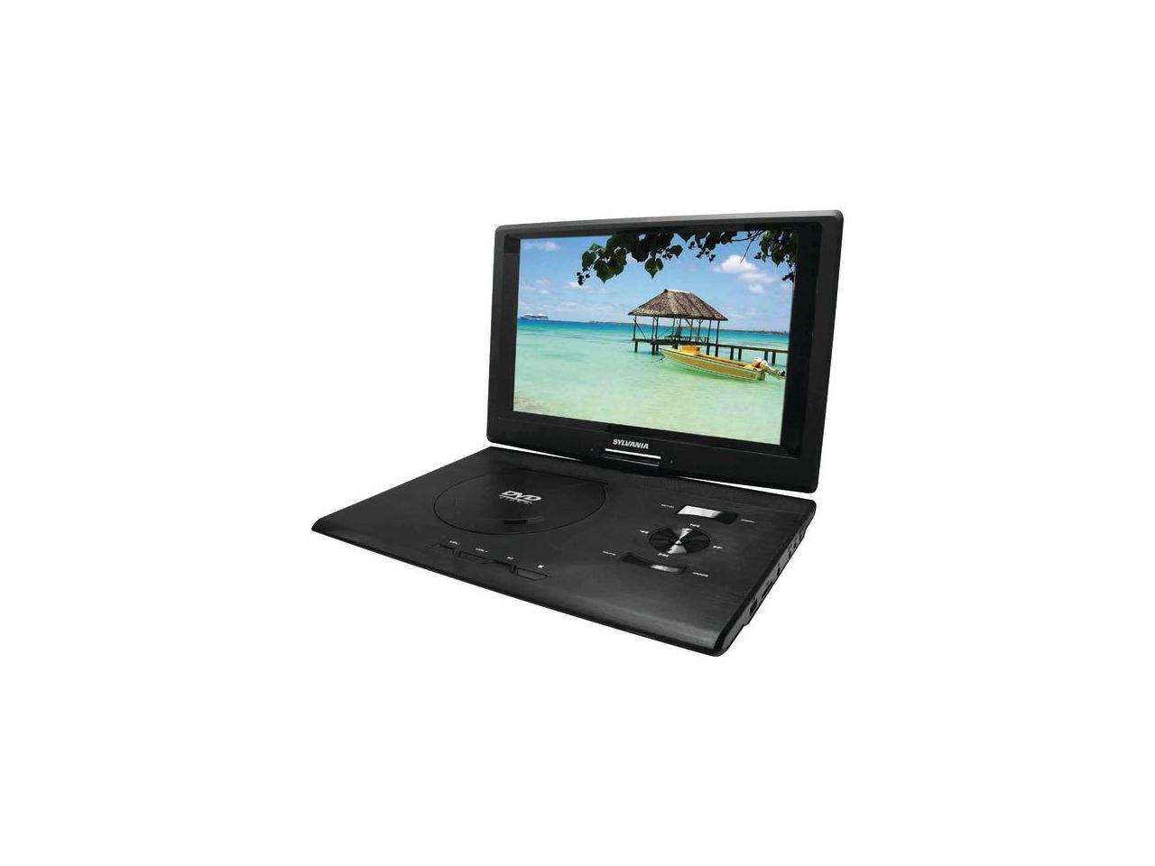 Portable DVD Player with 13.3-Inch Swivel Screen and Built-in ...