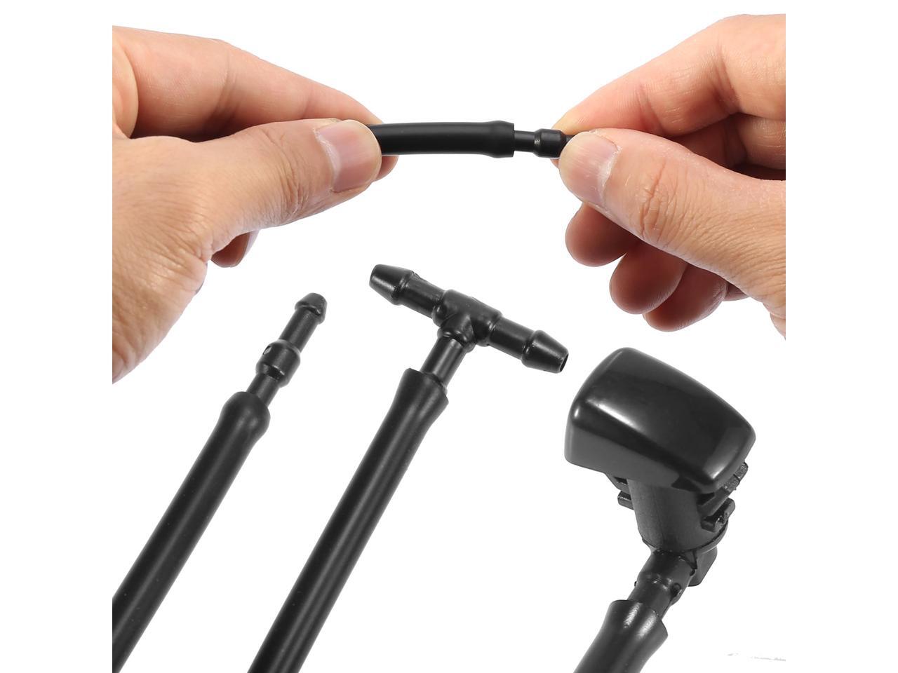 Front Windshield Washer Nozzles Kit with 2 Meters Windshield Washer ...