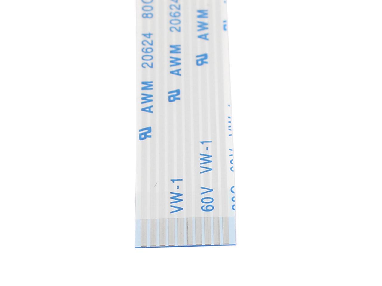 10Pcs 1.0mm Pitch 10 Pin AWM 20624 80C 60V VW-1 Flexible Flat Cable FFC ...