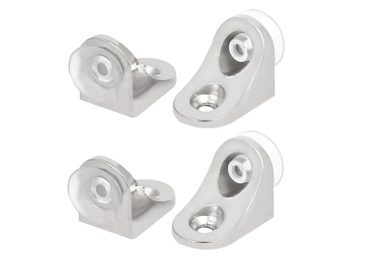 Stainless Steel 90 Degree Angle Glass Shelf Support Fixing Clip Bracket ...