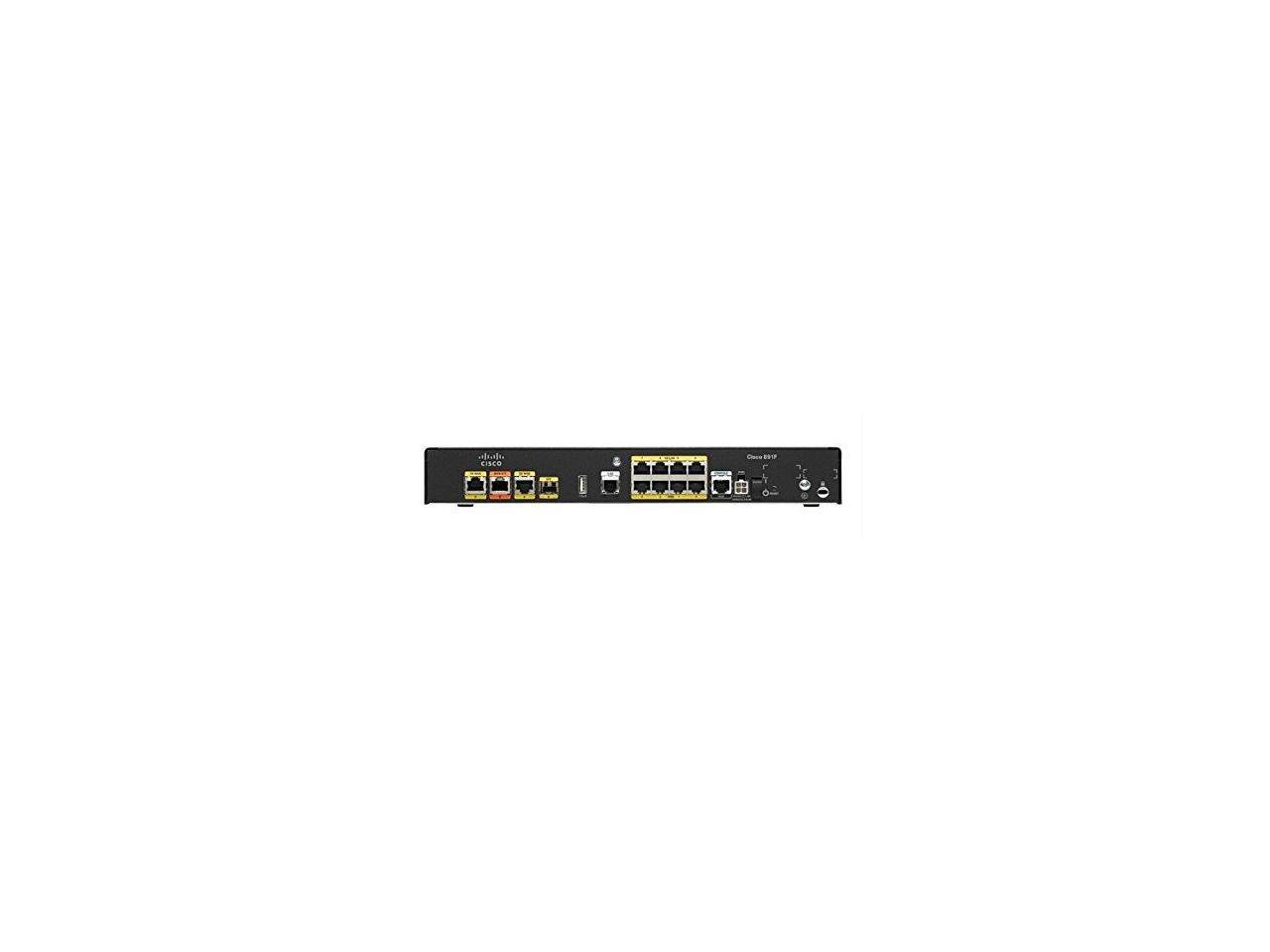 Cisco 891F Gigabit Ethernet Security Router with SFP - 11 Ports ...