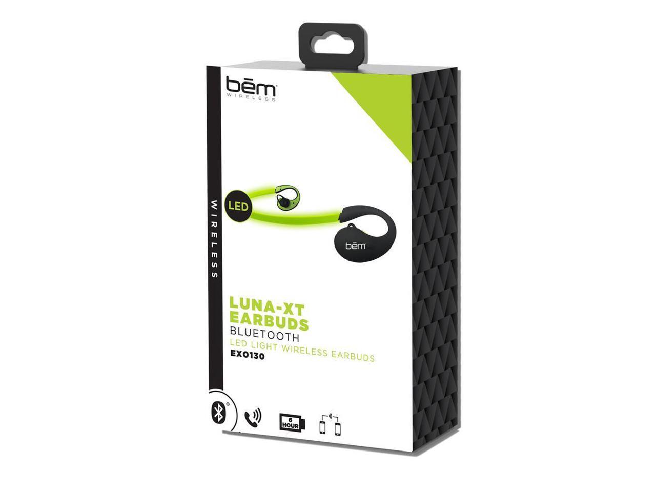 BEM Wireless EXO130 Luna-Xt Bluetooth Earbuds With Led Cord - Newegg.com