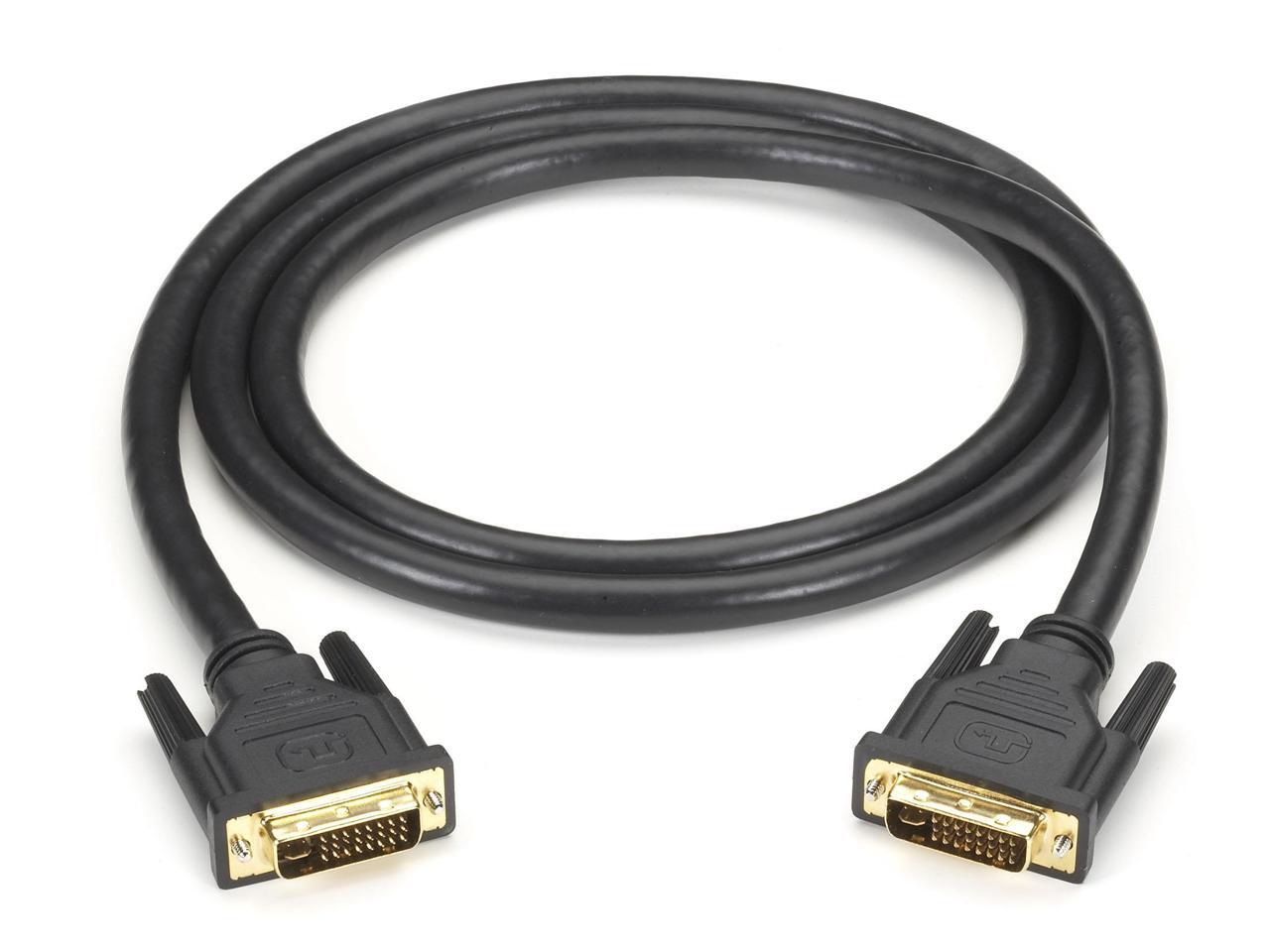 Black Box DVI-I-DL-001.5M DVI-I Dual-Link Digital/Analog Video Cable ...