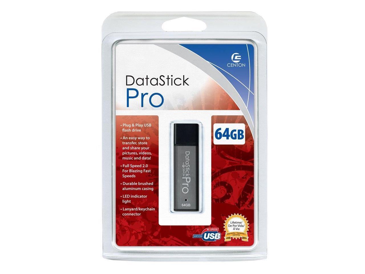 CENTON DataStick Pro 64GB USB 2.0 Flash Drive - Newegg.com