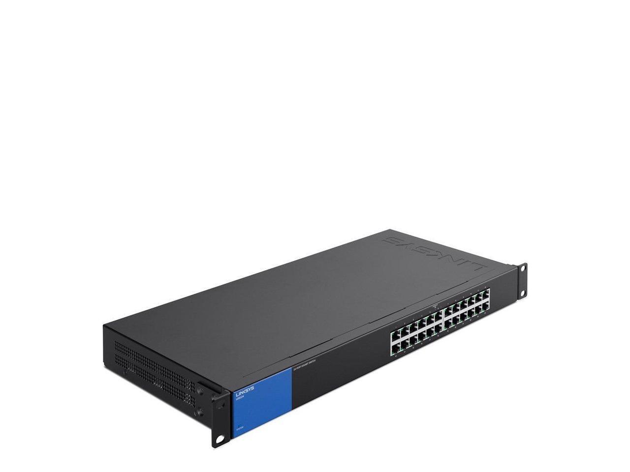 Linksys 24-port Business Gigabit Ethernet Switch (LGS124) - Newegg.com