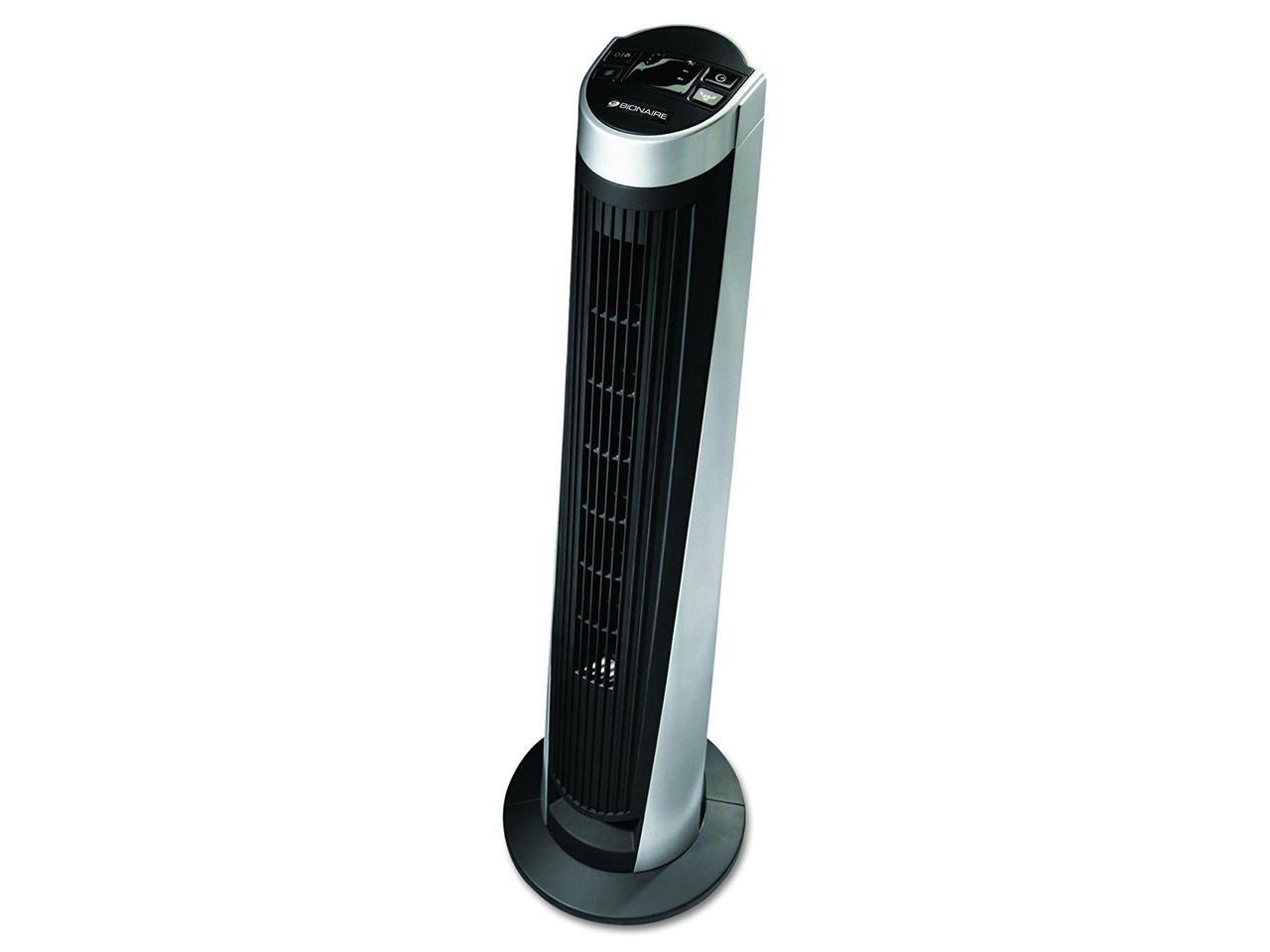 Bionaire BTF4011AR-BU Five Speeds Tower Fan with Remote Control, Black ...