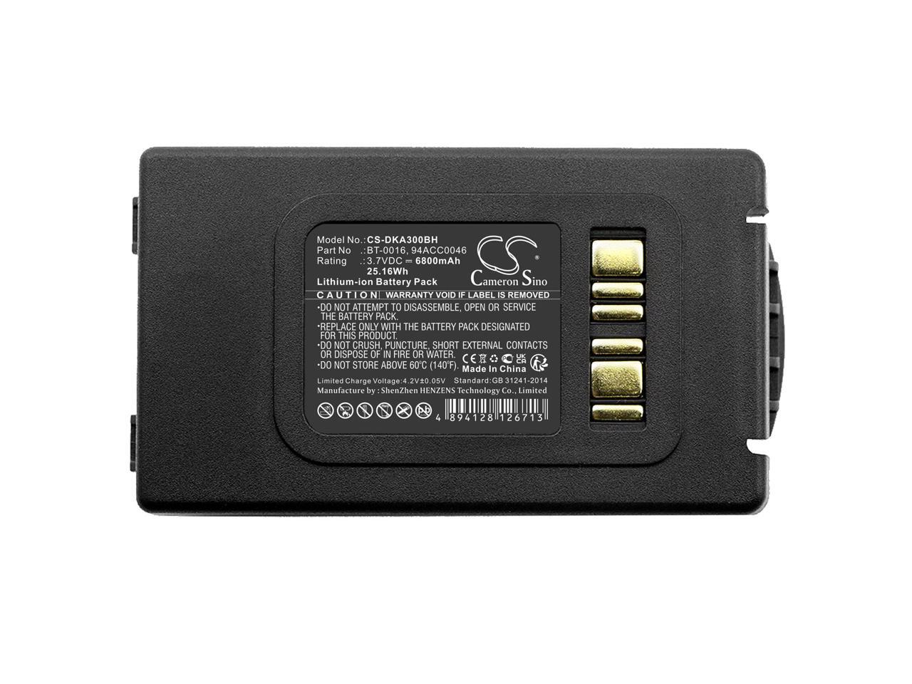 Battery for Datalogic 94ACC0046 94ACC0048 BT-0016 Skorpio X3 X4 6800mAh ...