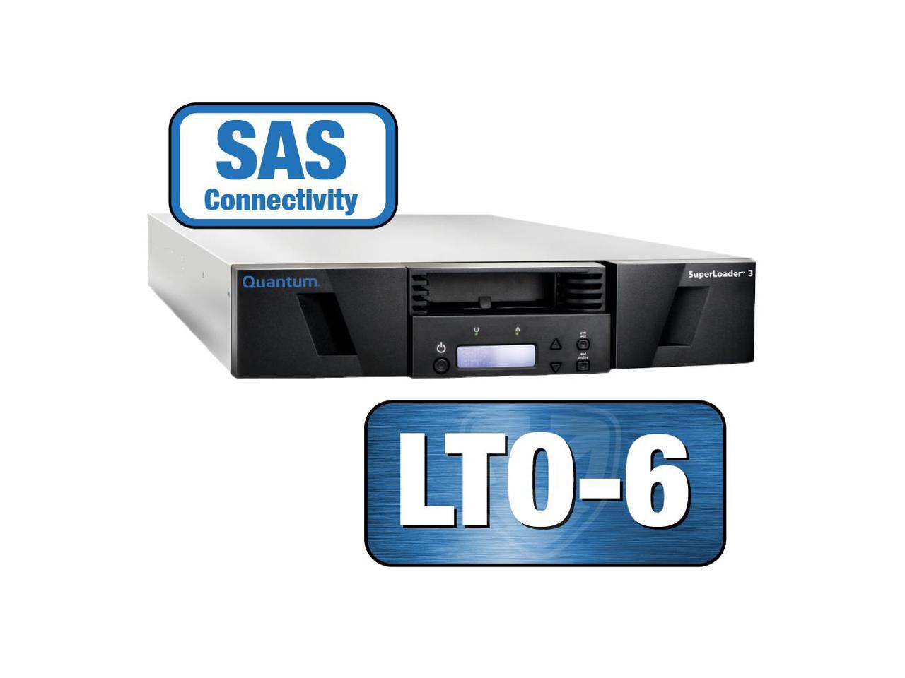 QUANTUM SUPERLOADER 3, ONE LTO-7HH DRIVE, MODEL C, MEDIA AND HBA BUNDLE ...