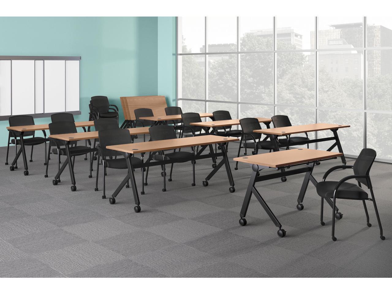 HON Multi-Purpose Table, Flip Base - 60" Table Top Width x 24" Table ...