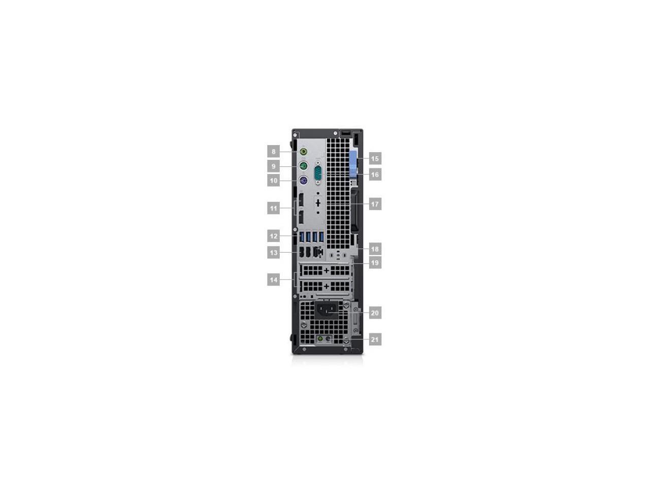 Dell OptiPlex XE3 Desktop Computer - Intel Core i5 (8th Gen) i5-8500 3 ...