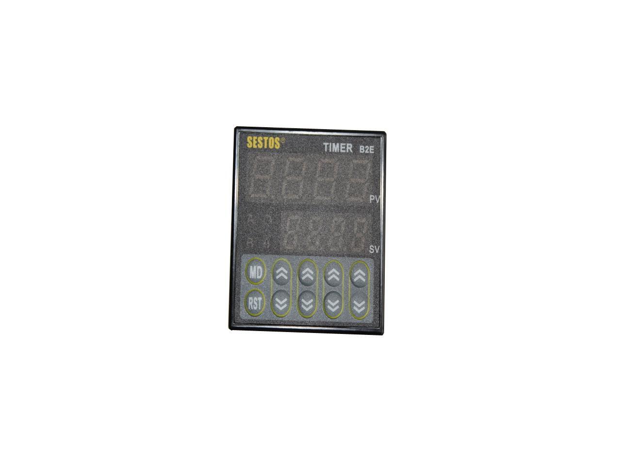 Sestos Digital Twin Timer Relay Time Delay Tact Switch 110-220V B2E-2R ...