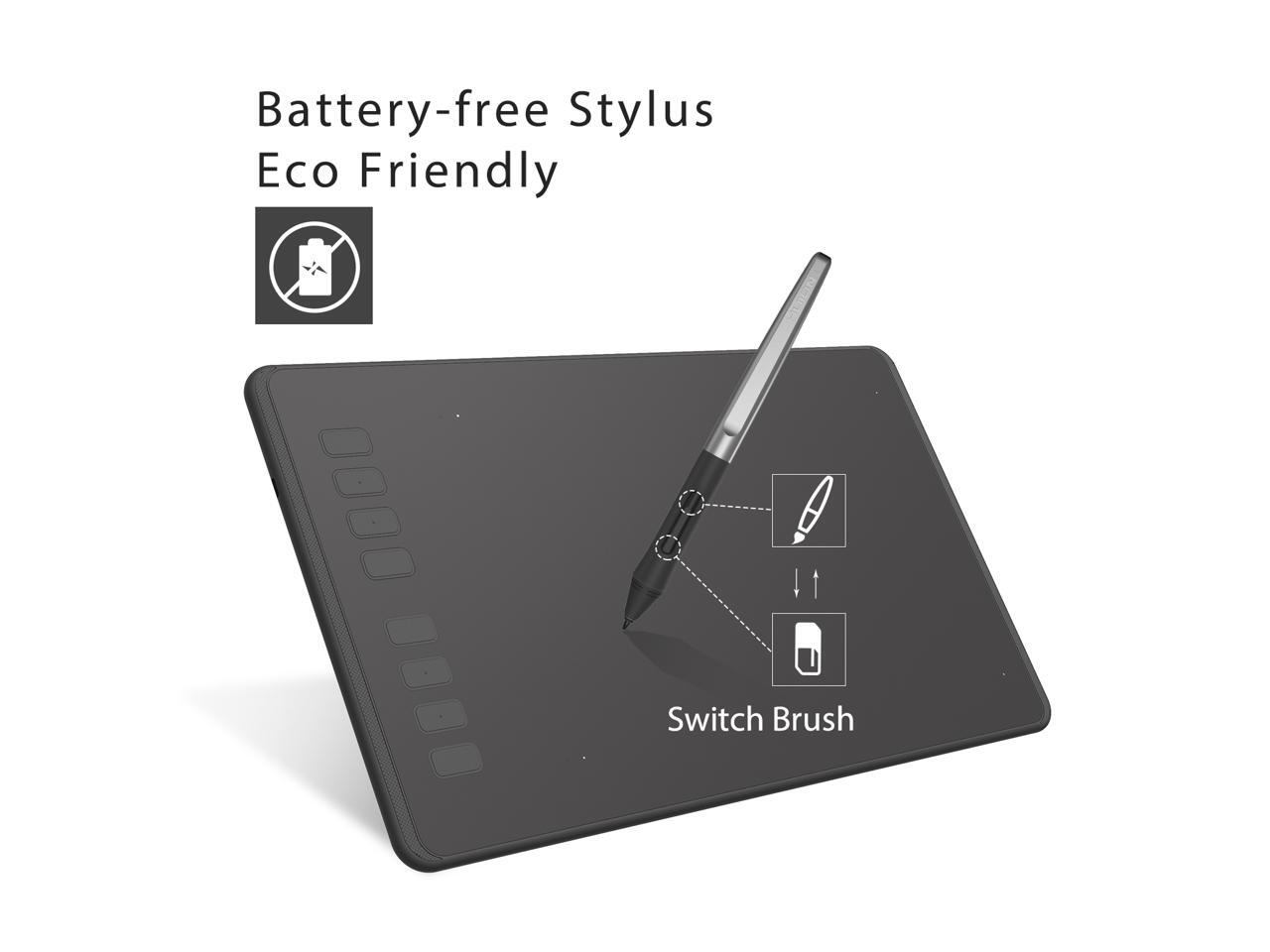 Huion Inspiroy H950P Graphics Drawing Tablet with Tilt Feature - Newegg.com