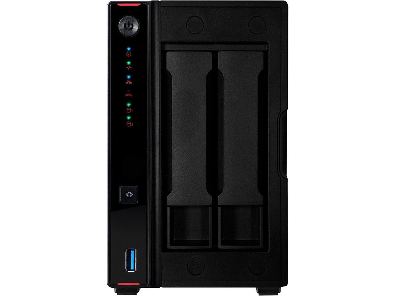 Asustor AS5402T 2 Bay NAS Storage, Quad-Core 2.0GHz CPU, 4xM.2 NVMe SSD ...
