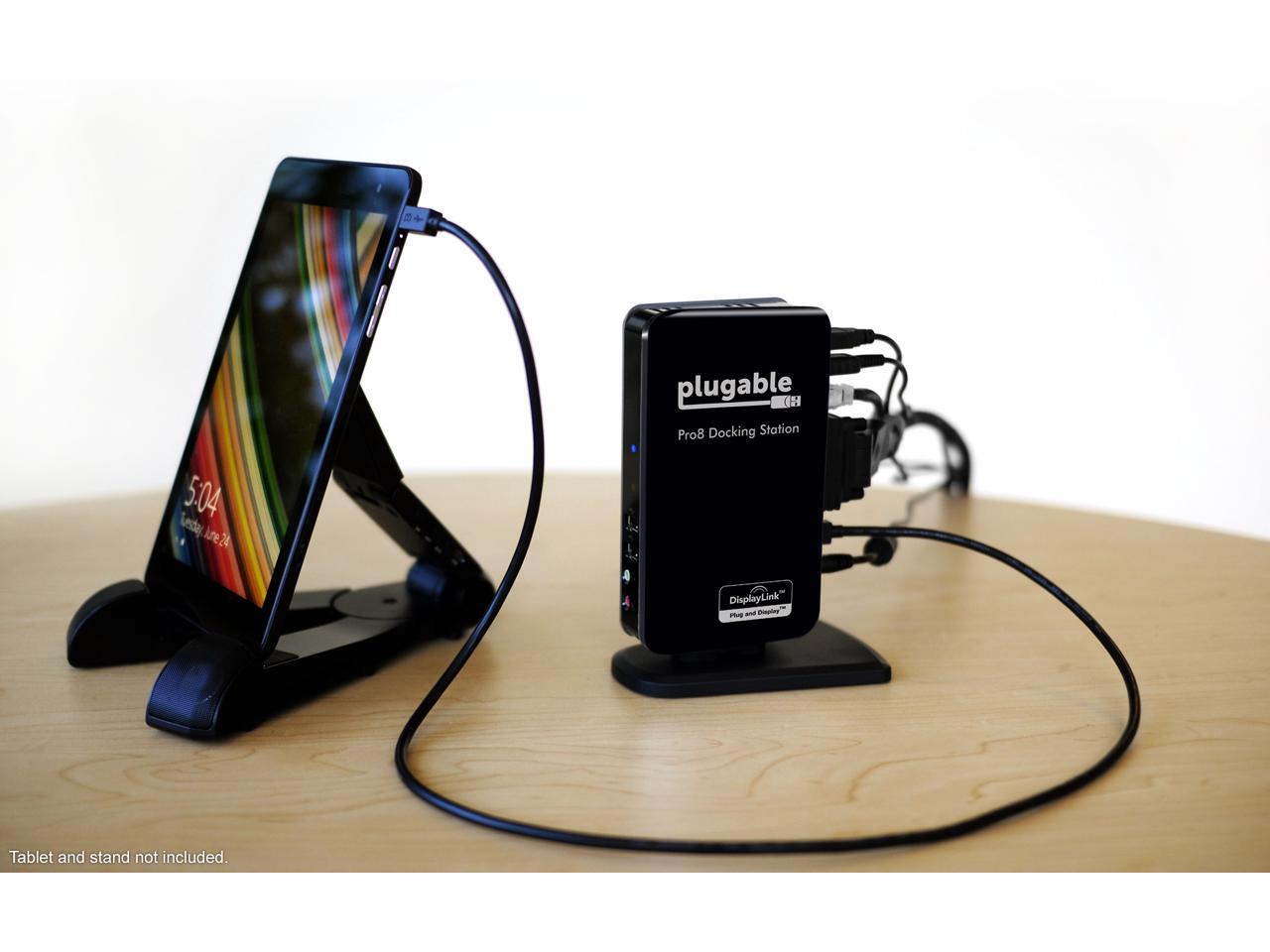 Plugable Pro8 Charging & USB Docking Station for Select Windows Tablets ...