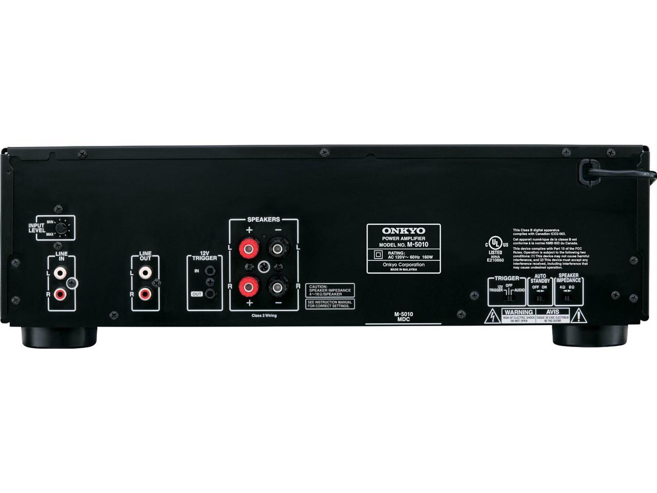 Onkyo M 5010 2 Channel Amplifier Stereo Audio Newegg