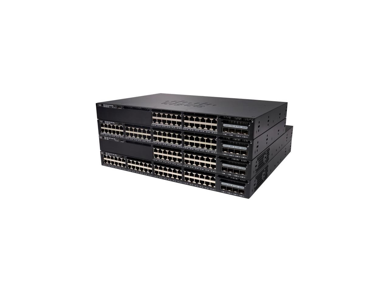 CISCO Catalyst 3650 WS-C3650-48FQM-L switch - 48 ports - managed ...