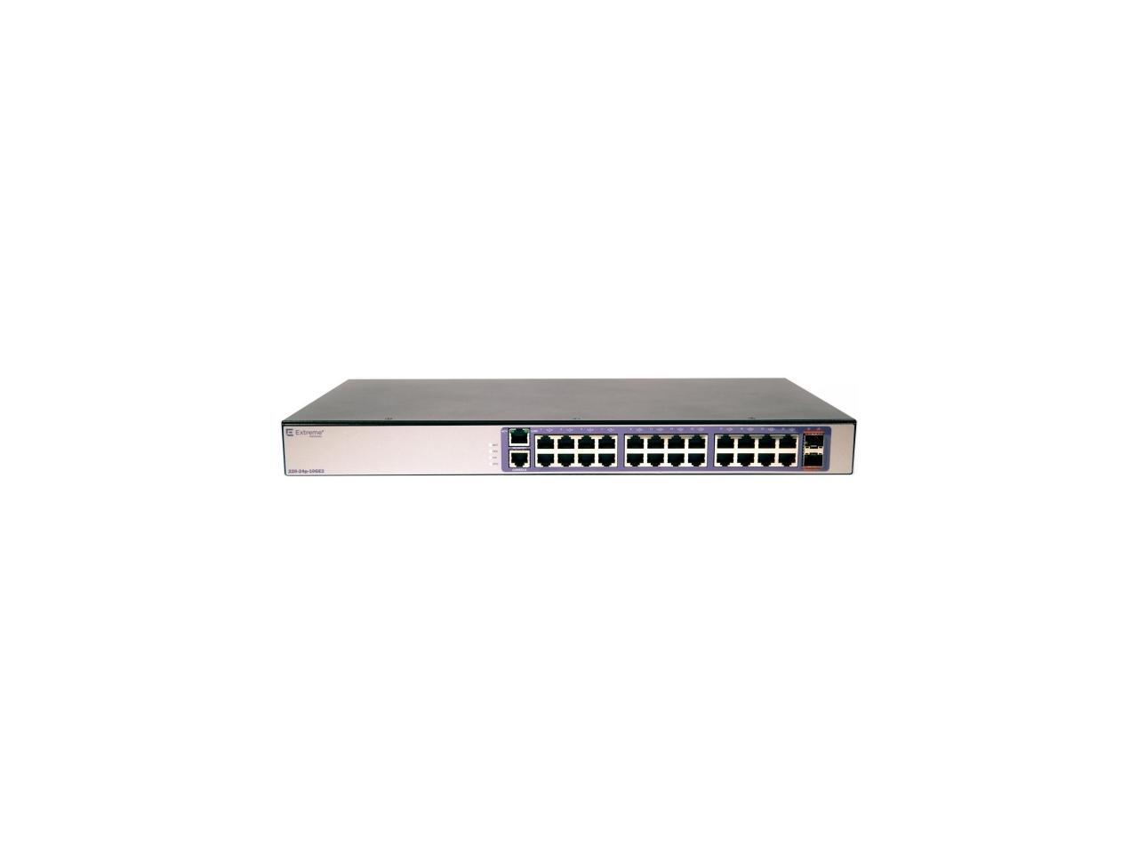 Extreme Networks - 16563 - Extreme Networks 220-24p-10GE2 Layer 3 ...