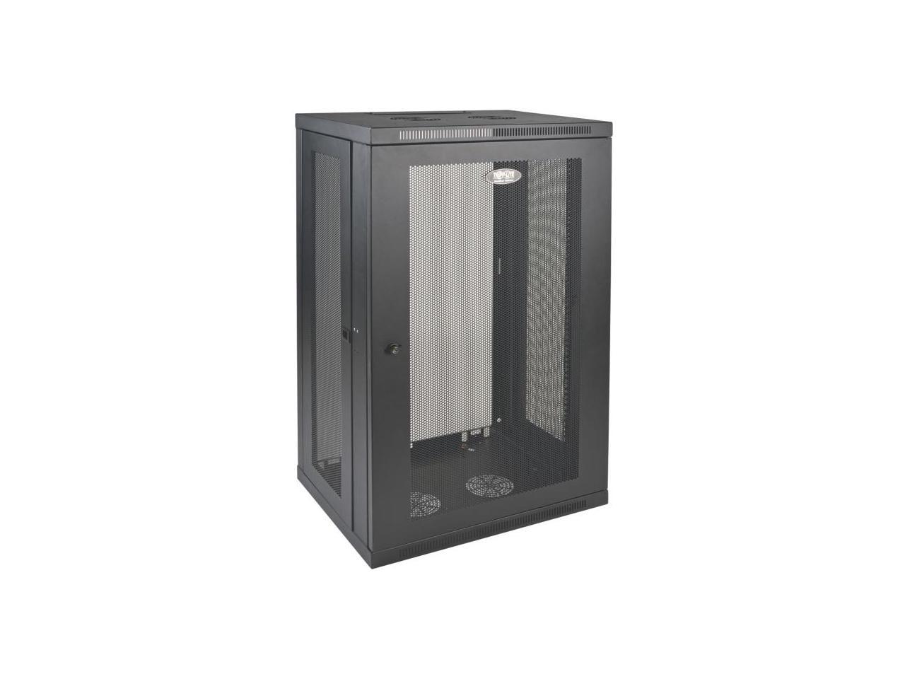 Tripp Lite 21U Low-Profile Switch-Depth Wall-Mount Rack Enclosure ...