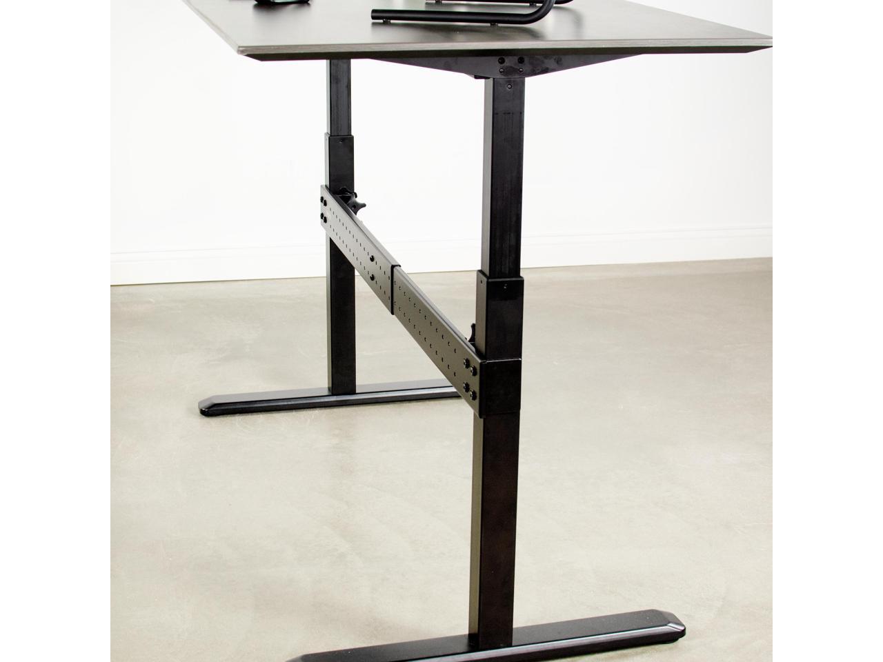 VIVO Universal Steel Clamp-on Desk Stabilizer Bar, 36" to 61.6" Bracket ...