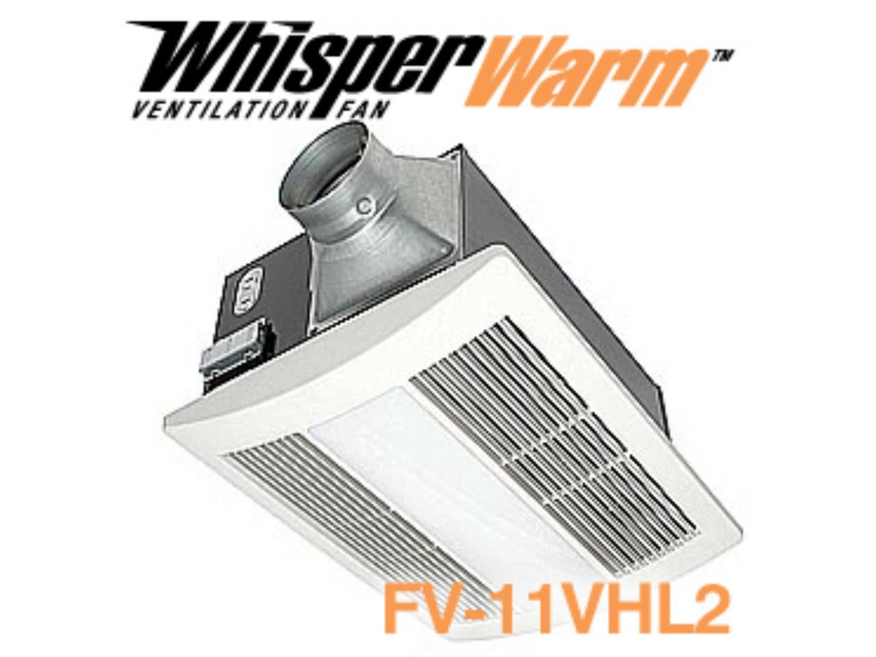 Panasonic WhisperWarm™ 110 CFM Ceiling Mounted Fan/Heat/Light/Night ...