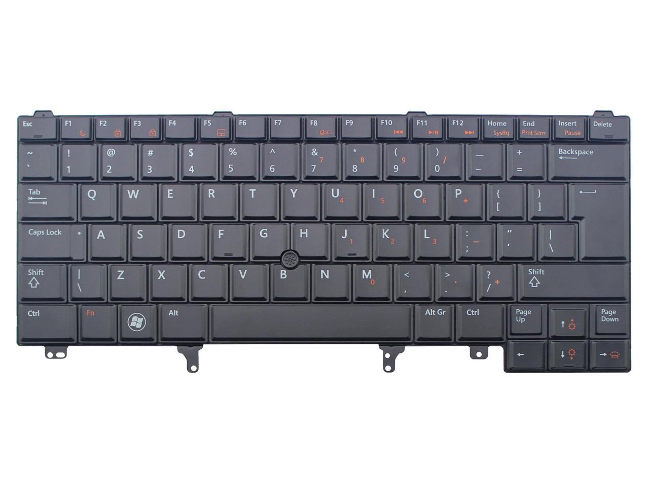 New Laptop Keyboard US layout Black color with Backlit with pointer for ...