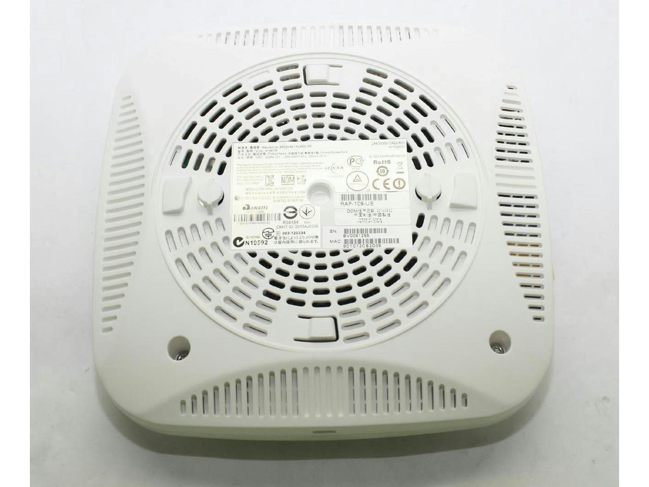 Aruba Instant RAP-109-US Wireless Access Point, 802.11a/b/g/n, 2x2:2 ...