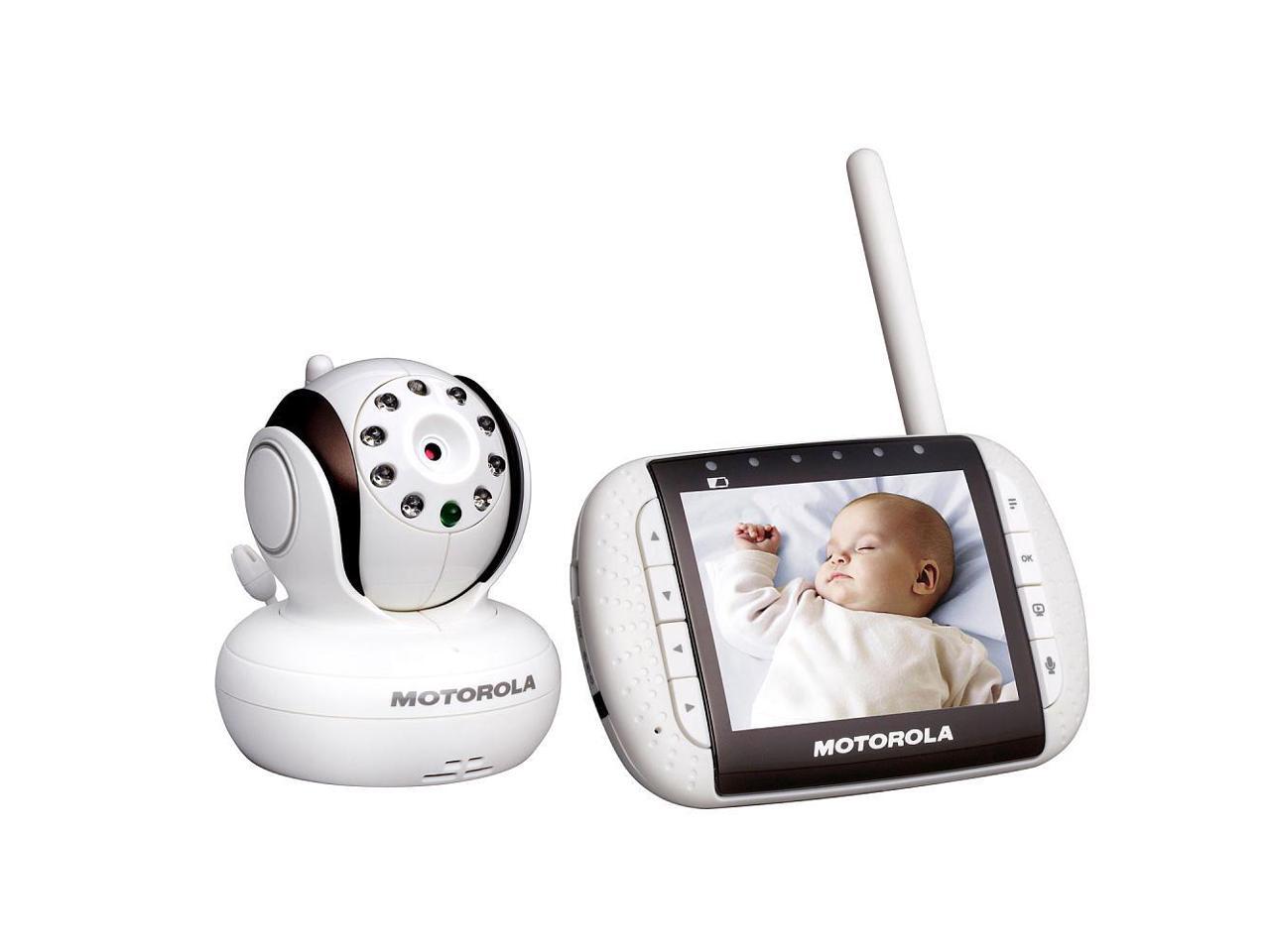Motorola MBP36 Remote Wireless Video Baby Monitor with Infrared Night ...
