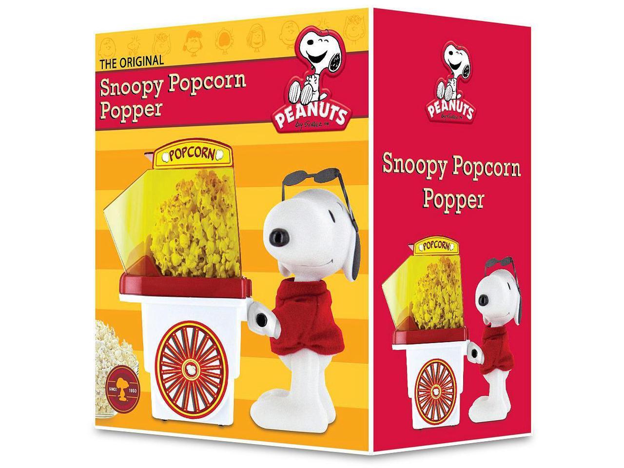 Smart Planet PNP1 Peanuts Snoopy Popcorn Cart Air Popper, Red - Newegg.com