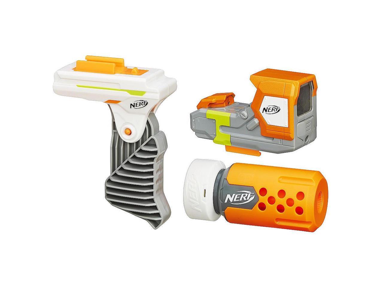 Nerf Modulus Stealth Ops Upgrade Kit Red Dot Sight Pivot Grip Attachment Hasbro