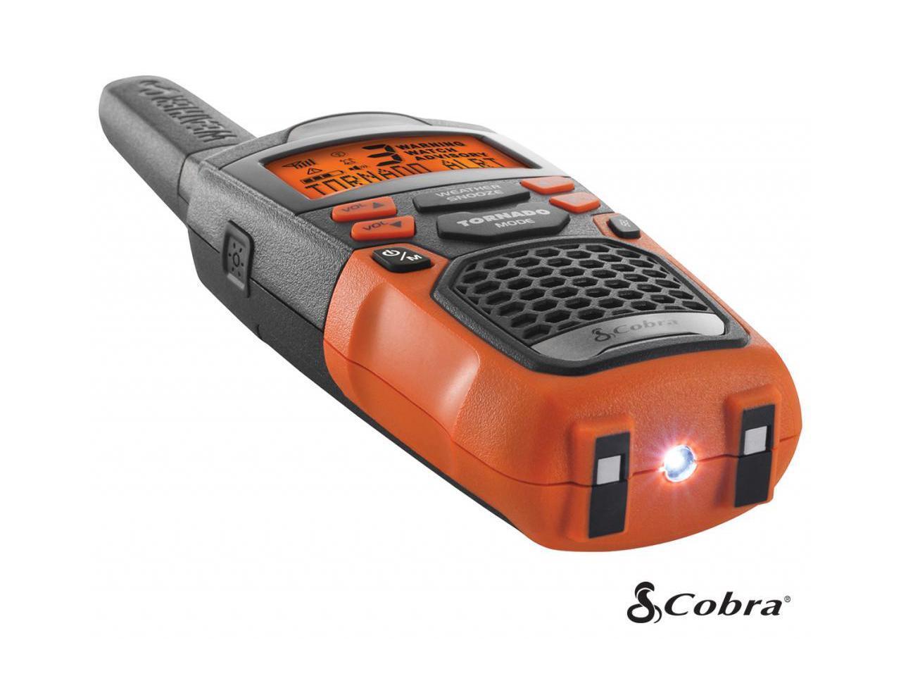 Cobra Electronics CWR 200 Weather and Emergency Alert Radio, Orange ...