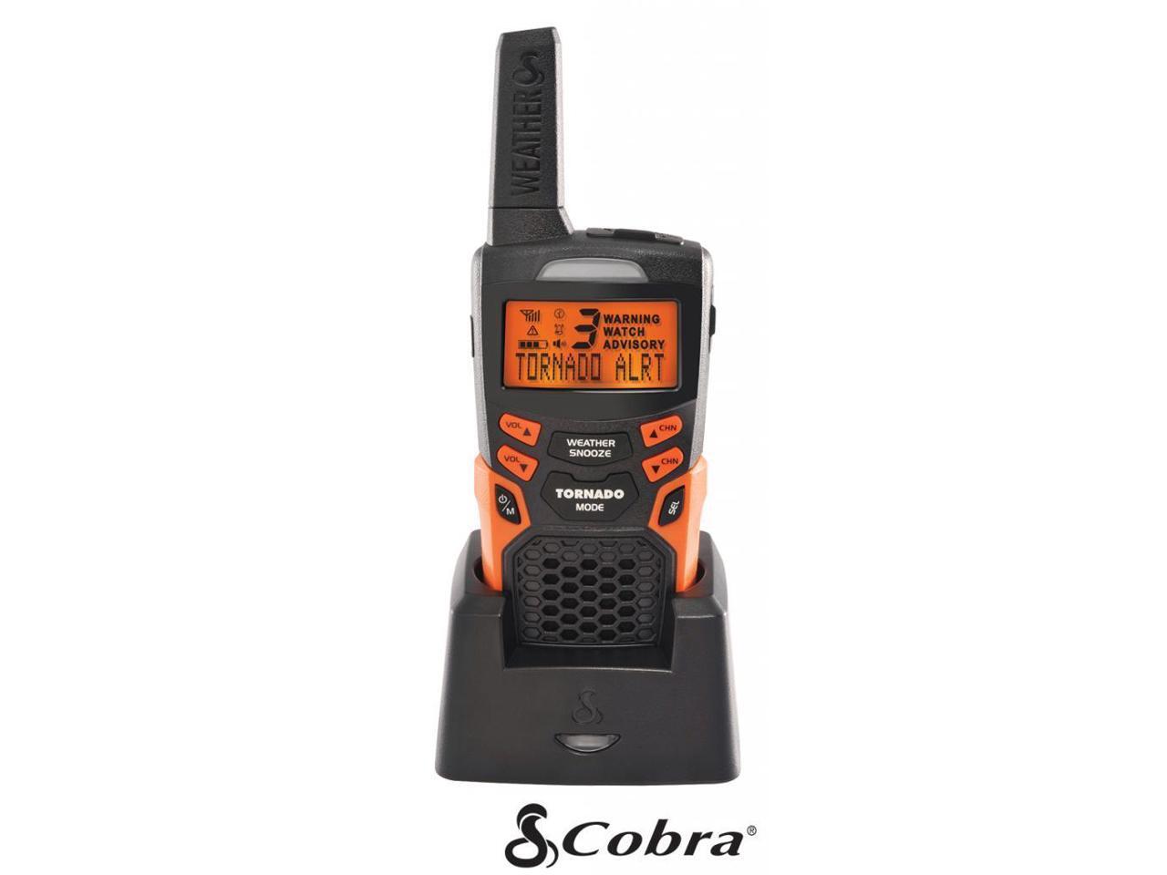 Cobra Electronics CWR 200 Weather and Emergency Alert Radio, Orange ...