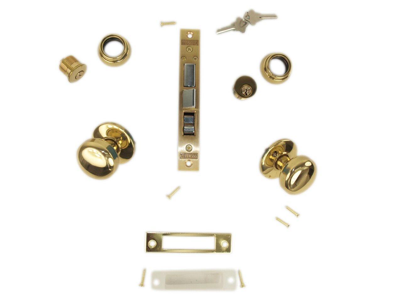 Maxtech RHR (Like Marks 22AC/3-W-RHR) Polished Brass Finish Right Hand ...