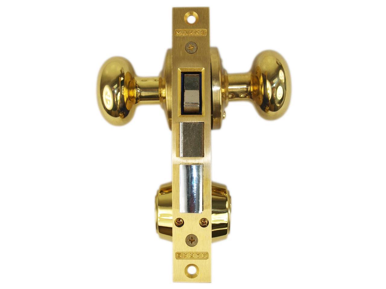 Marks 22AC RHR Polished Brass Finish Right Hand Reverse Double Cylinder ...
