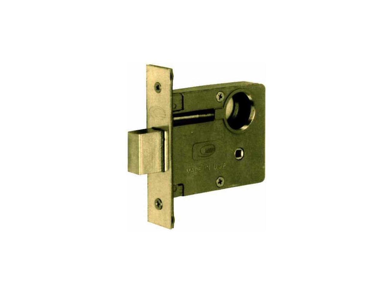Marks, 3/3, Series 3 Mortise Armored Deadlock Body Brass 2-3/4" BackSet ...