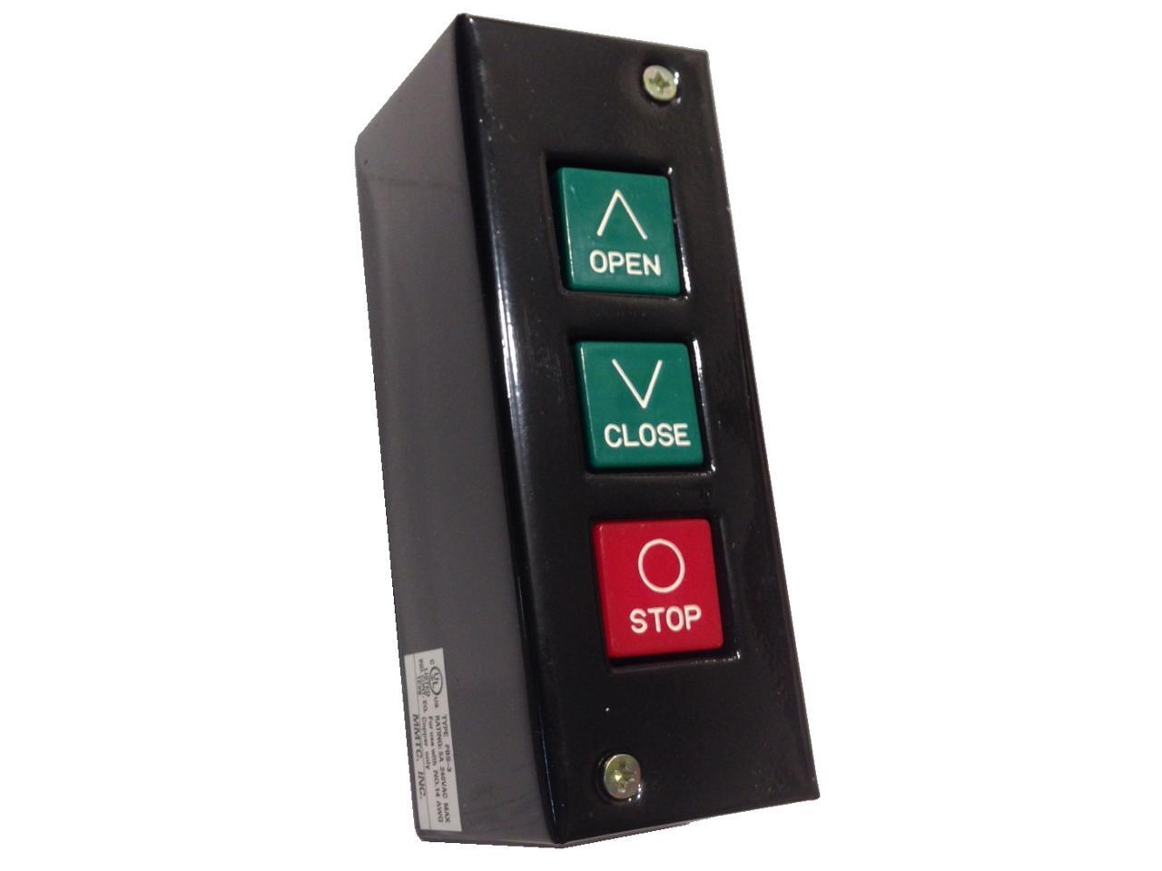 Mmtc, PBS-3, Nema 1 Three Push Button Switch Interior Surface Mount ...