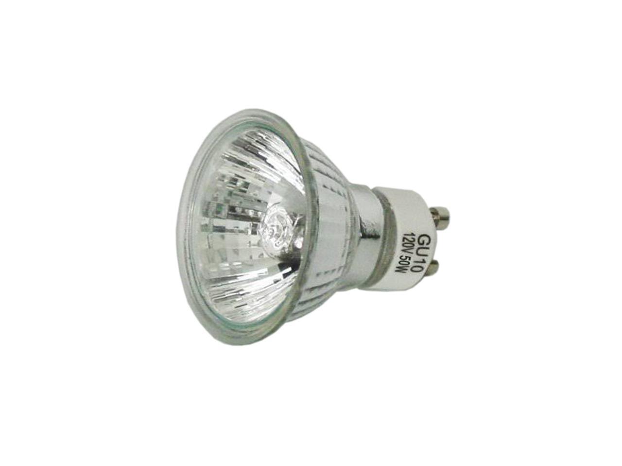 Trisonic TS-E4195 50 Watt Halogen Bulb GU10 120 Volt Bi Pin Base Lamp ...