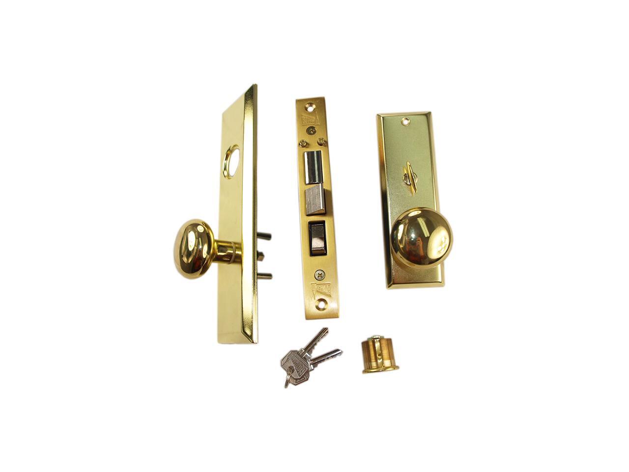 Gotham (Marks 114A/3 Like) 9900LAK Polished Brass Left Hand Heavy Duty ...